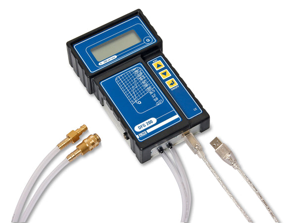 Digital flow meter with USB interface I Leitenberger – Autotestgeräte ...